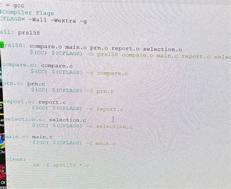 Solved Im Trying To Create A Makefile This Is What I Have So