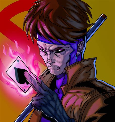 Gambit From Marvel Comics X Men By Aniketk7 On Deviantart