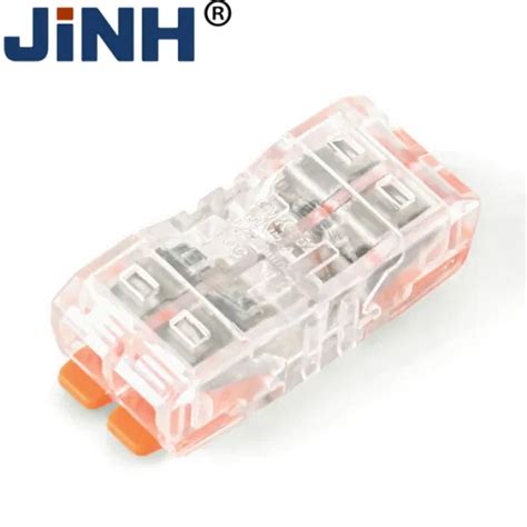 4 Pin Electrical Terminal Block Push In Lever Quick Wire Connectors