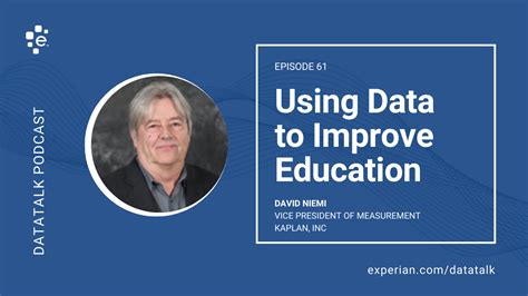 Using Data To Improve Education And Learner Success W David Niemi At