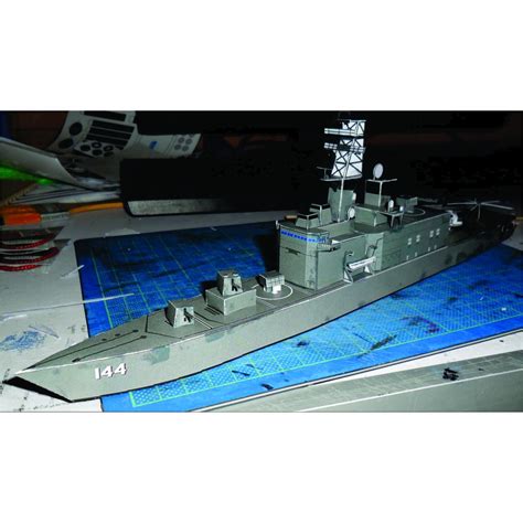 Jual Diy Papercraft Kapal Perang Jmsdf Shirane Class Destroyer Kurama