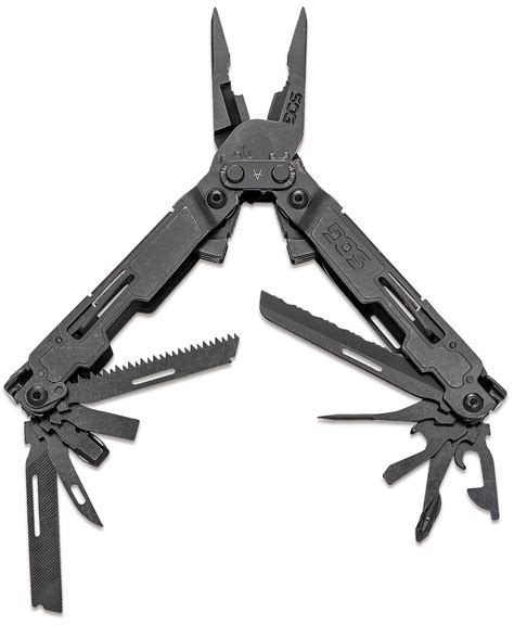 SOG PowerAccess Deluxe Multi-Tool (Black) with 21 Tools and 12-Piece ...
