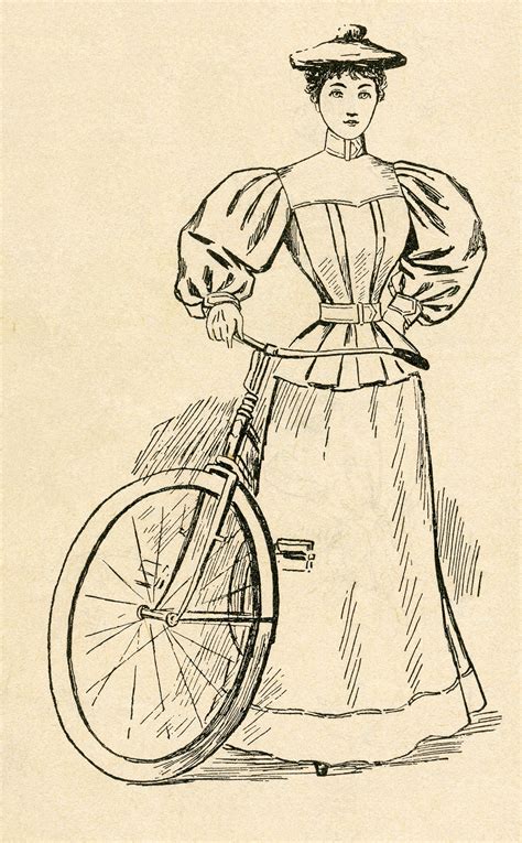 Vintage Bicycle Clip Art The Old Design Shop