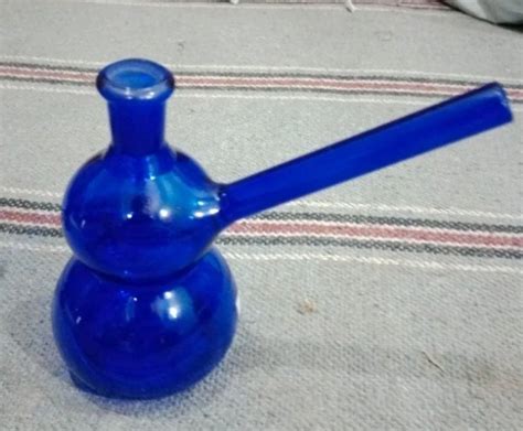 Plain Handicraft Blue Glass Bong At Rs 280piece In Agra Id
