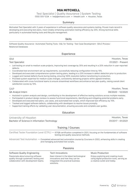 16 Successful Manual Tester Resume Examples And Writing Tips For 2024