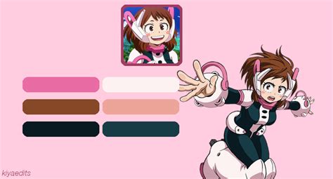 Kiyas Edits Bnha Color Palettes Team Ryukyu Edition 🌌🐸🌀