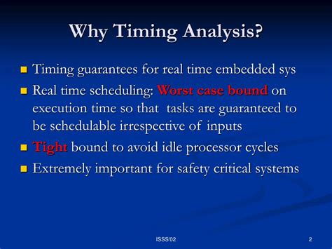 Ppt Timing Analysis Of Embedded Software For Speculative Processors