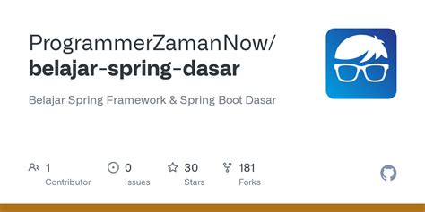 Github Programmerzamannow Belajar Spring Dasar Belajar Spring