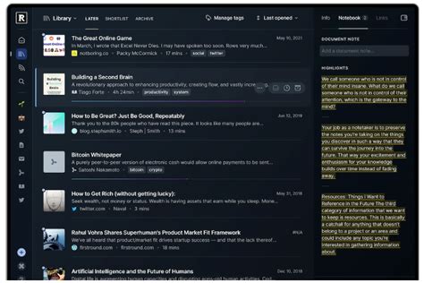 Tech Tip Readwise Reader Michigan Technology Community News