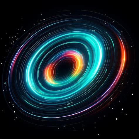 Premium Photo Neon Galactic Voyagegalactic Linesspace