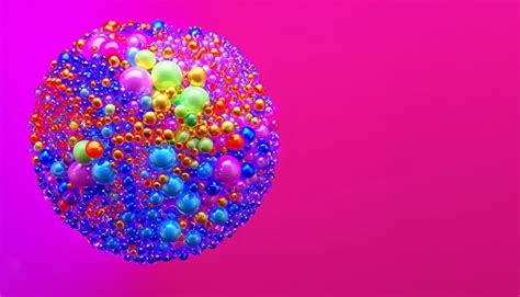 Premium Ai Image Colorfull 3d Abstract Render With Shiny Reflective