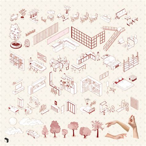 Axonometric Exploded Animation Creative Content Bundle Toffu Co