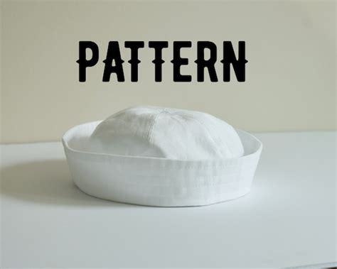 Sailor Hat Pattern And Instructions Etsy
