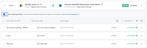 Auto Mapping Event Types Hevo Data