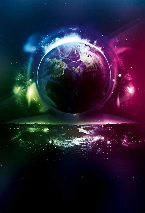 梦幻地球科技感海报背景素材背景图片素材下载图片编号qanadrdv 免抠素材网