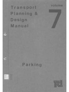TRANSPORT PLANNING DESIGN MANUAL Transport Planning Design Manual Pdf PDF PRO