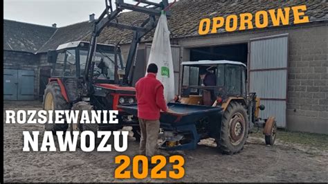Oporowe Rozsiewanie Nawozu C W Akcji Youtube
