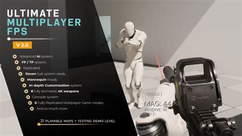 Ultimate Multiplayer Fps Kit V2 Unreal Engine 5 3dcourse