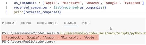 How To Reverse A List In Python