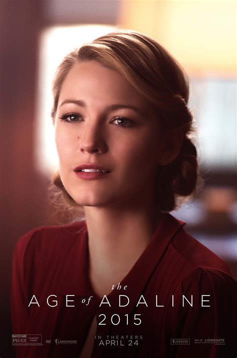 The Age of Adaline | Age of adaline, Blake lively age, Blake lively