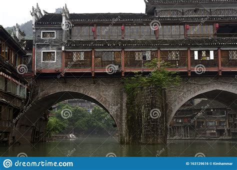 Built At The Centre Of The Old Town Phoenix Hong Bridge Arches Over