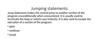 Looping Statements C Language Basics Ppt With Example PPT