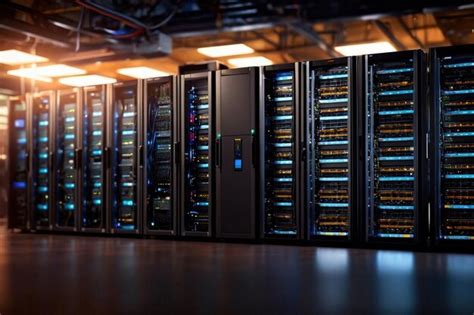 Technology Infrastructure Concept Data Centers Servers And Infrastructure For Digital