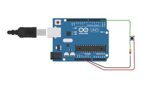 Circuit Design Pulsador Pull Down Tinkercad