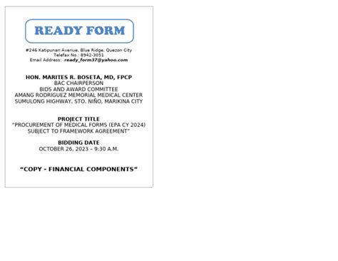 Fornt Page For Ordinary Folder Pdf