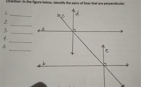 Direction In The Figure Below Identify The Pairs Gauthmath