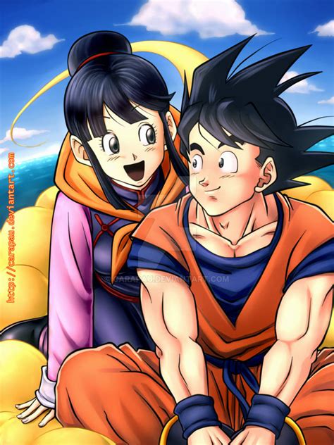 Goku And Chichi Valentines Day By Carapau On Deviantart