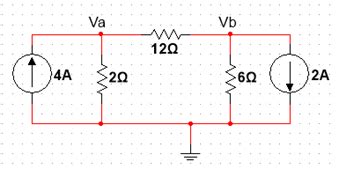 Solved Use Nodal Analysis To Determine The Nodal Voltages Va Chegg
