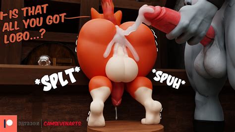 Rule 34 3d Artwork After Anal After Sex Anthro Ass Balls Bar Bent Over Big Balls Big Dom