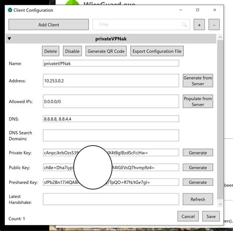 Handshake Failure Rwireguard