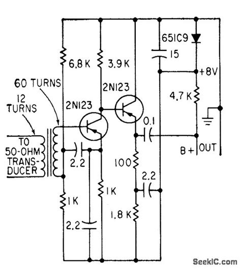 Broadband Hydrophone Preamp Electrical Equipment Circuit Circuit