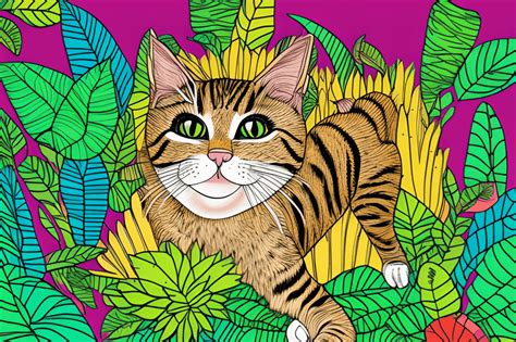 Mikey The Cat Digital Graphic · Creative Fabrica
