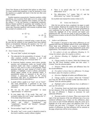 Ieee Conference Proceedings Format DOC Desktop Publishing Computer Software And Applications