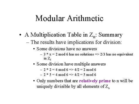 How Do You Do Division In Modular Arithmetic Vastlending