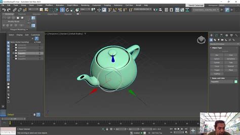 MAX Module Character Base Mesh Modeling Tools Snaps And Settings Character Base