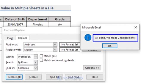 How To Find And Replace Values In Multiple Excel Files 3 Methods