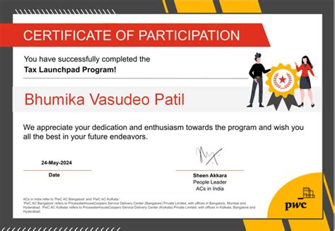 bhumika patil on linkedin pwcproud teampwc launchpadprogram