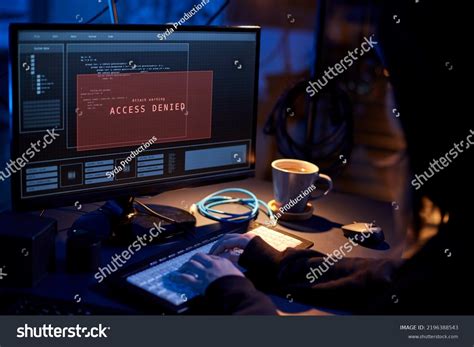 Cybercrime Hacking Technology Concept Close Female Stock Photo 2196388543 Shutterstock