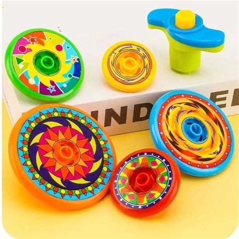 Rotating Cod Toy Stacked Spinning Top Gyro Folding Desktop Game Flying Stacking Gyroscopes