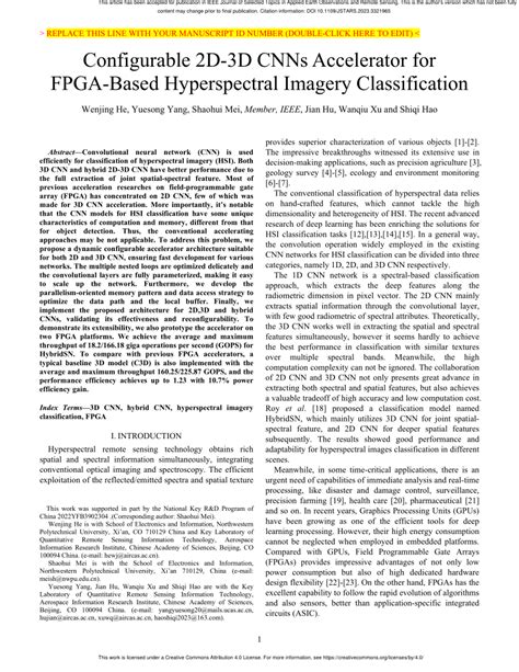 Pdf Configurable 2d 3d Cnns Accelerator For Fpga Based Hyperspectral