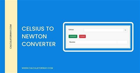 Celsius To Newton Converter Calculatorway