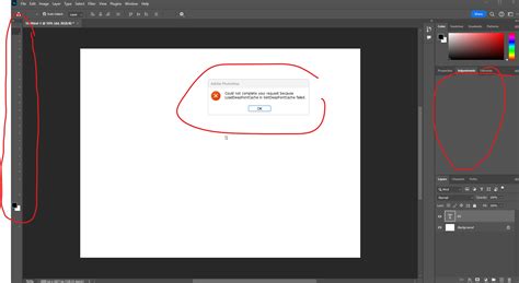 P Ps 2025 Could Not Complete Request Because Load Adobe Product