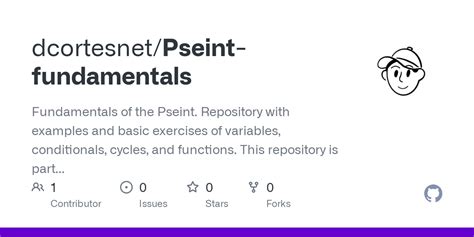 Github Dcortesnet Pseint Fundamentals Fundamentals Of The Pseint Repository With Examples