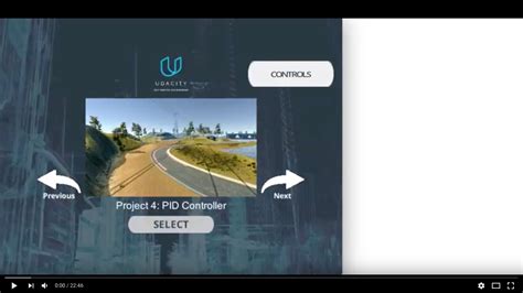 PID Controller Project For The Udacity Self Driving Car Nanodegree