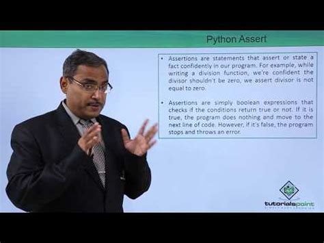 Learn Python Assert Mind Luster
