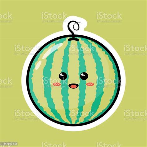 ตัวการ์ตูนผลไม้น่ารักพร้อมสีหน้ายิ้มแย้มแจ่มใส การออกแบบเวกเตอร์แบนคลิป